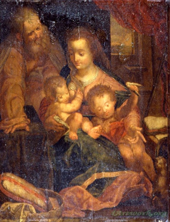 Federico Barocci Holy Family Painting - iArtWork.org