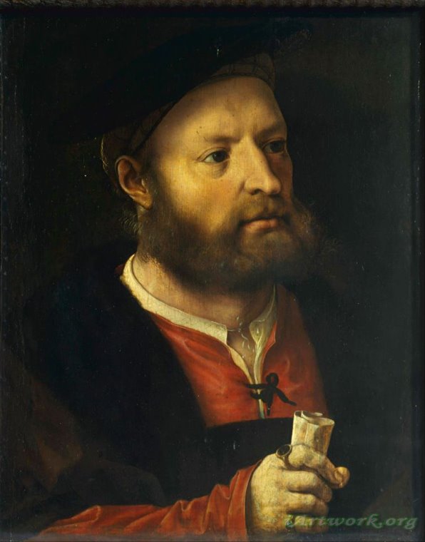Jan Gossaert Portrait of a Man 2 Painting - iArtWork.org